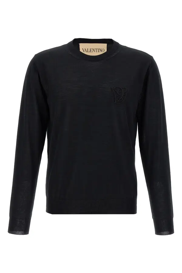 Valentino Garavani Logo Embroidery Sweater