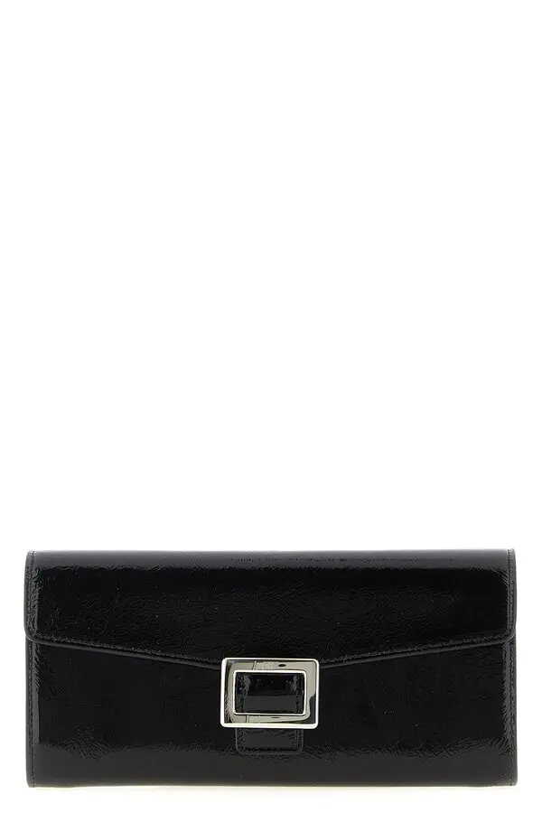 ROGER VIVIER Belle Vivier' Wallet On Chain - Black