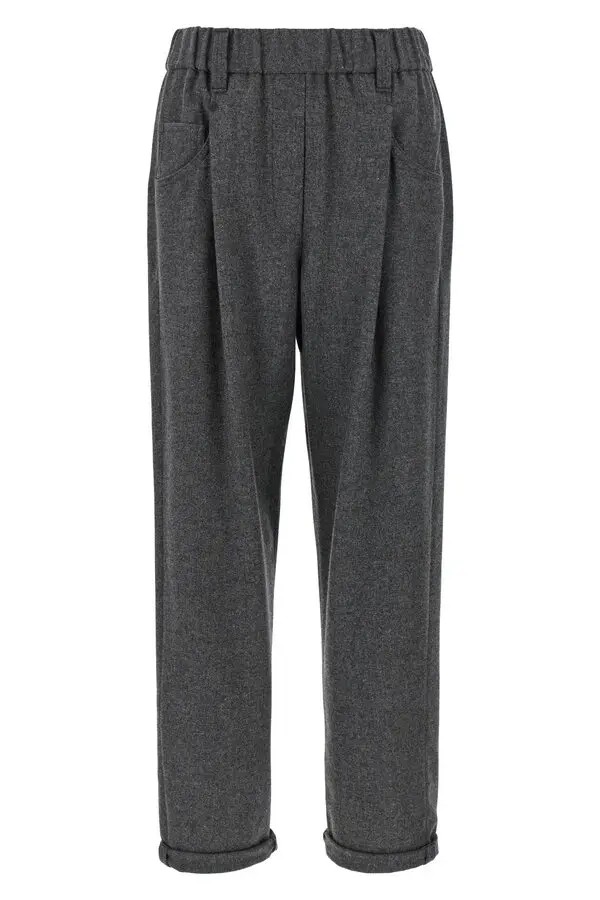 Brunello Cucinelli Wool And Cashmere Trousers