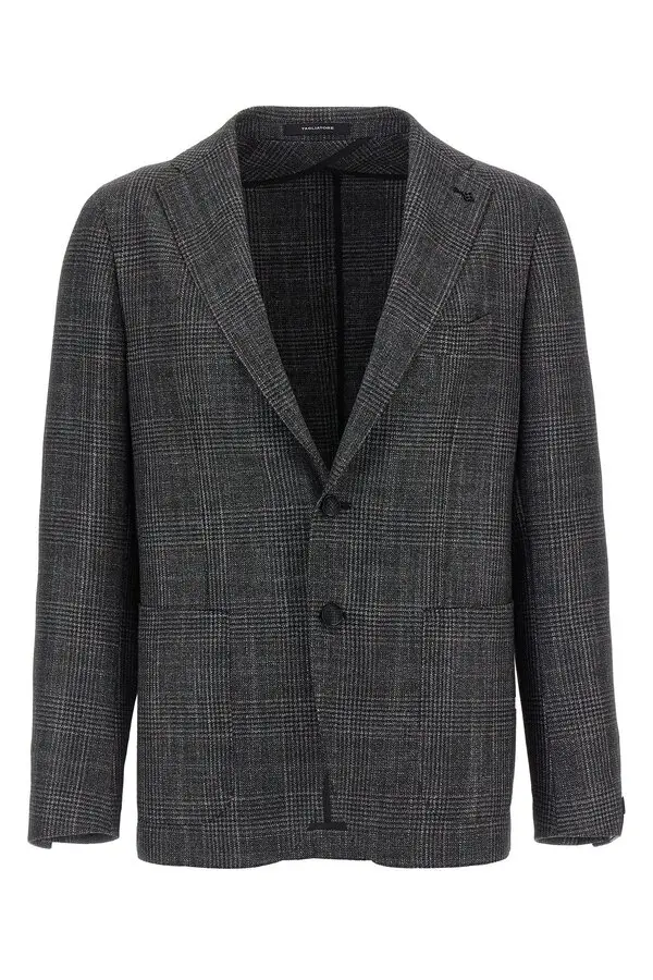 Tagliatore Check Patterned Blazer