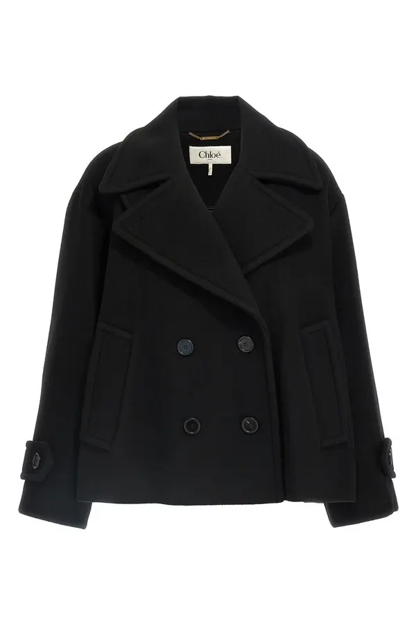 Chloé Double-breasted Wool Coat
