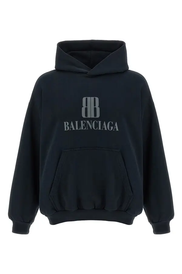 Balenciaga Nano Bb Hoodie - Black