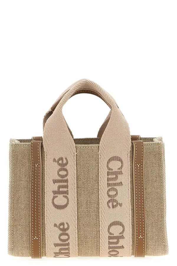 Chloé Woody Mini Handbag - Pink