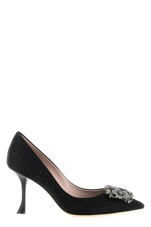 ROGER VIVIER Efflorescence Satin Pumps