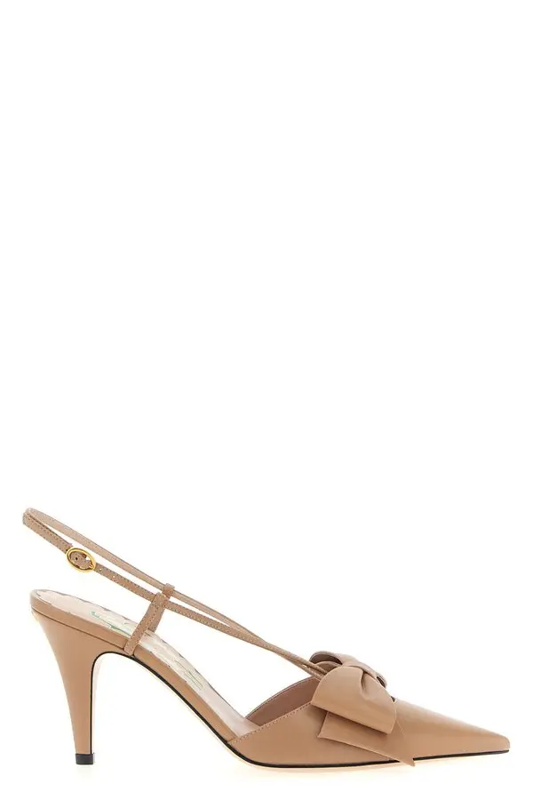Valentino Garavani Bowow Kidskin Slingbacks