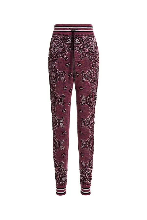 Amiri Space Dye Bandana Joggers - Purple