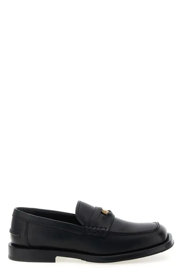 Moschino Berlin Leather Loafers