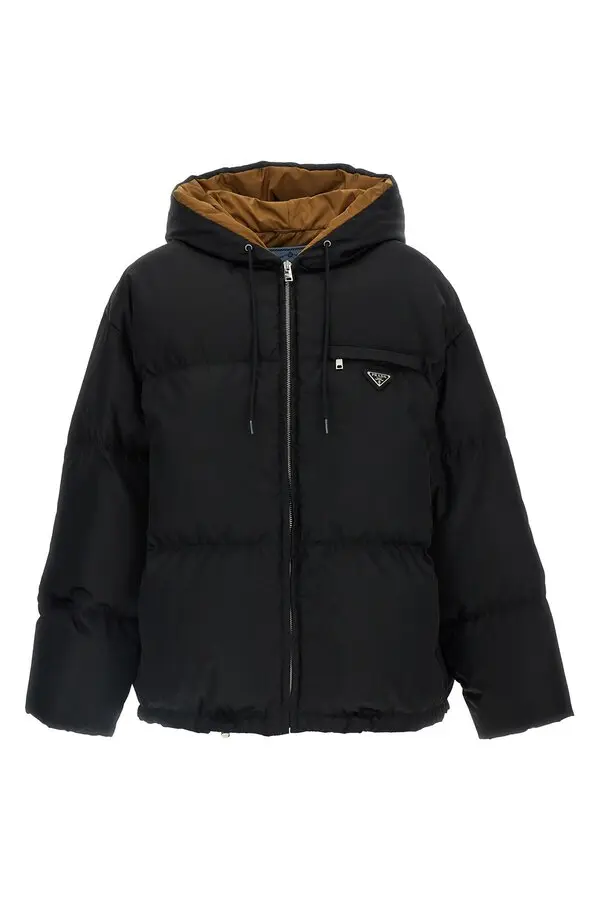 Prada Re-nylon Maxi Down Jacket