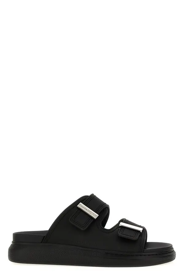 Alexander McQueen Rubber Sandals - Black