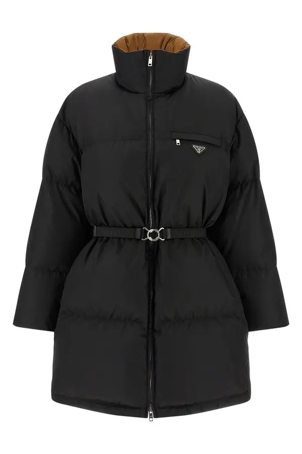 Prada Re-nylon Maxi Down Jacket