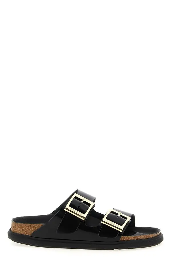 BIRKENSTOCK Arizona Droplet Buckle' Sandals - Black