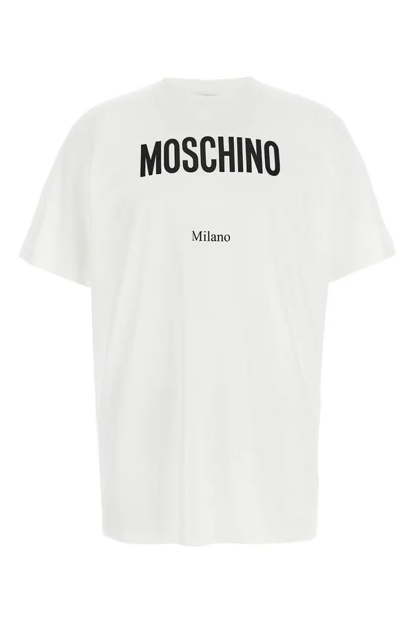 Moschino Logo T-shirt - White/black