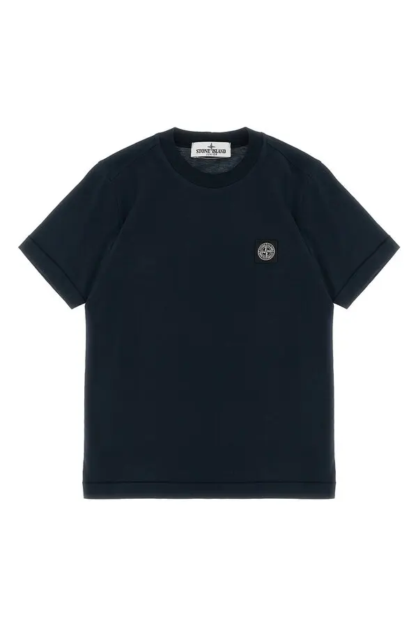 Stone Island Logo Patch T-shirt - Blue
