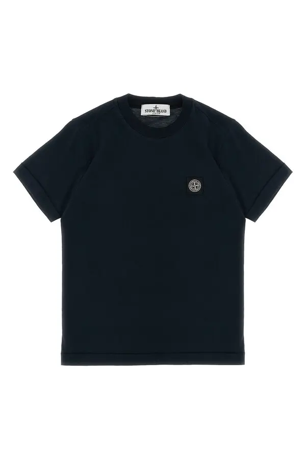 Stone Island Logo Patch T-shirt - Black