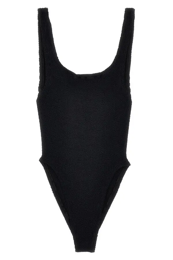 Hunza G Square Neck' One-piece Swimsuit - Black