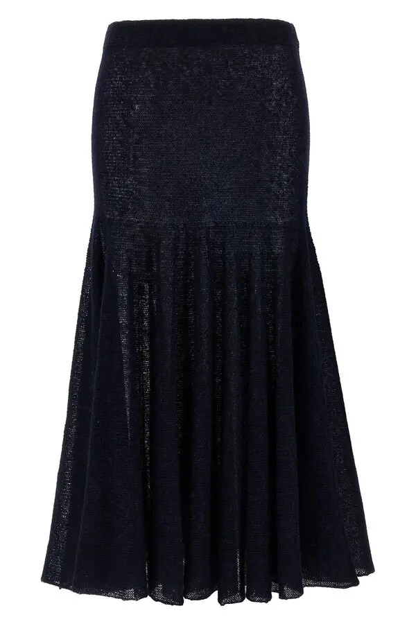 Magda Butrym Wool Blend Knit Skirt