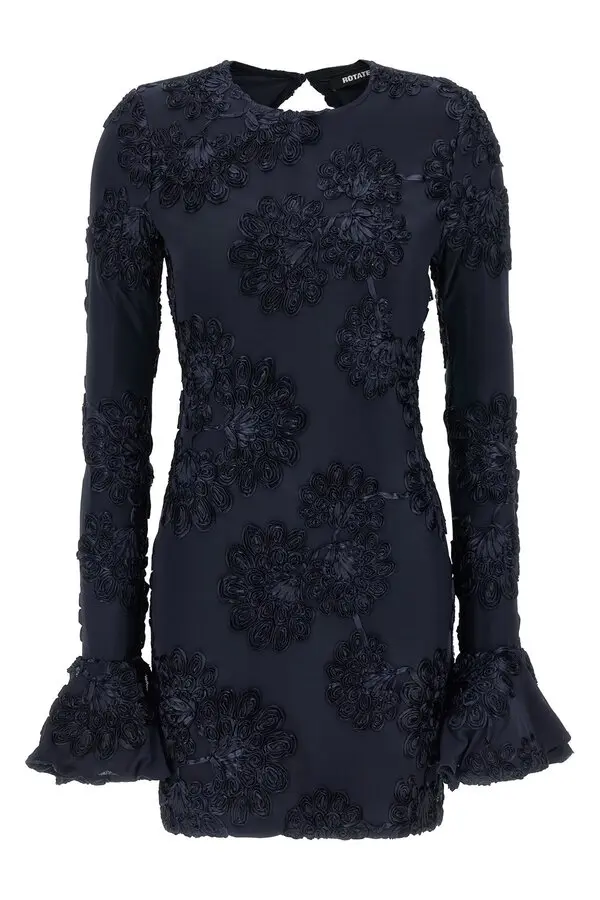 ROTATE BY BIRGER CHRISTENSEN 3d Mesh Mini Dress