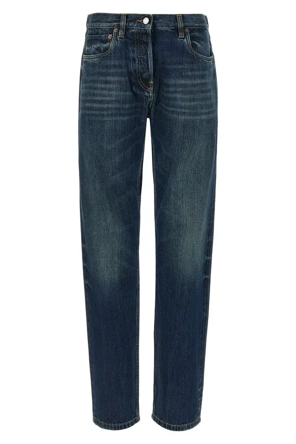 Prada Trompe L'oeil Heart Jeans