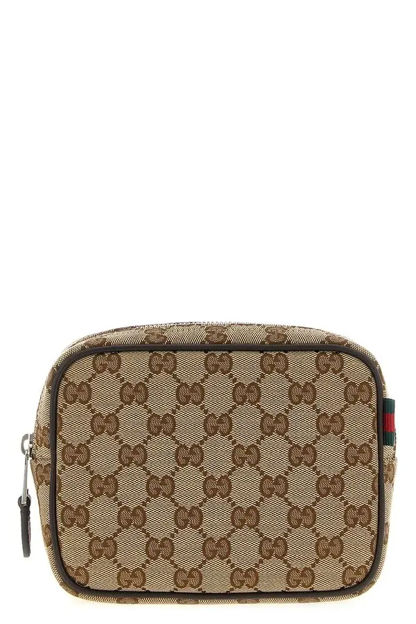 Gucci Gg Small Shoulder Strap - Beige