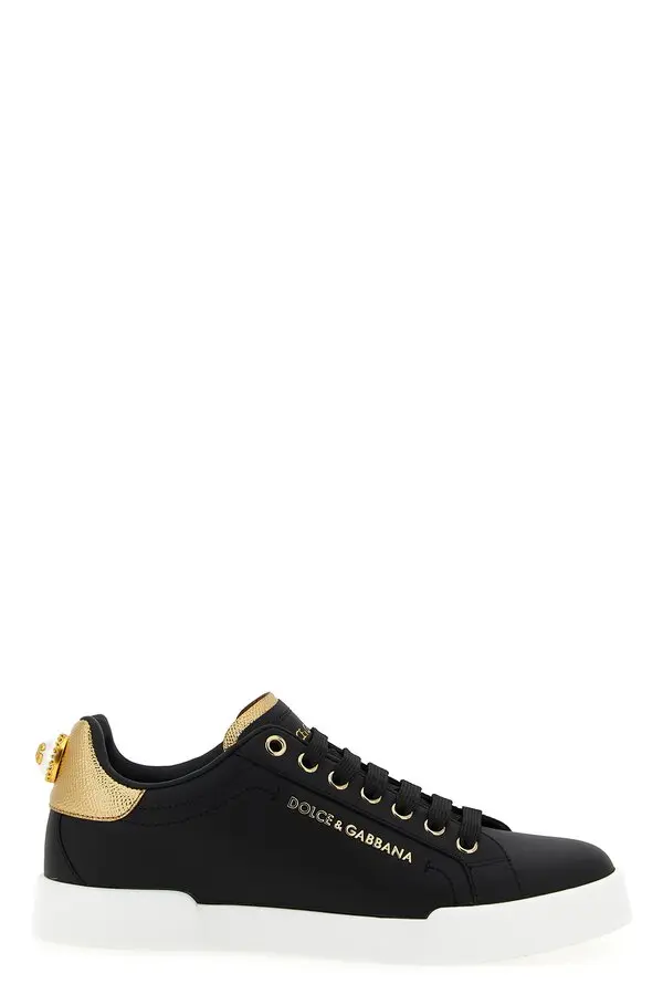 Dolce & Gabbana Portofino Leather Sneakers