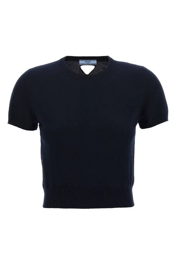 Prada Cut-out Logo Sweater