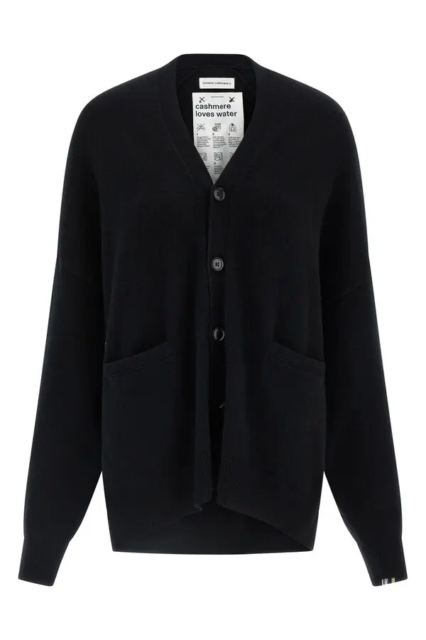 Extreme Cashmere N.24 Tokio Cashmere Blend Cardigan - Black