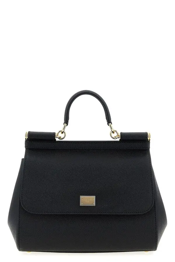 Dolce & Gabbana Sicily' Large Handbag - Black