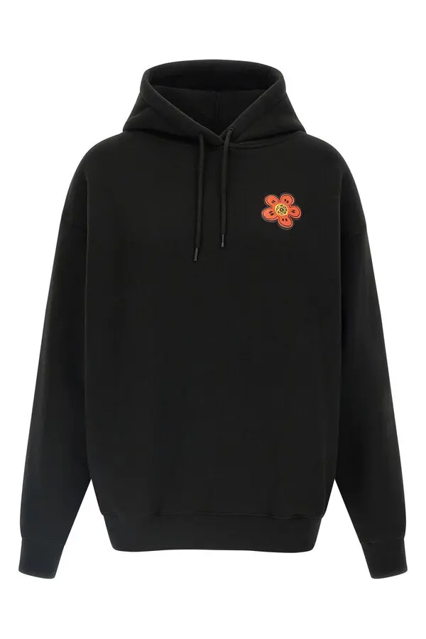 Kenzo Printed Cotton Hoodie