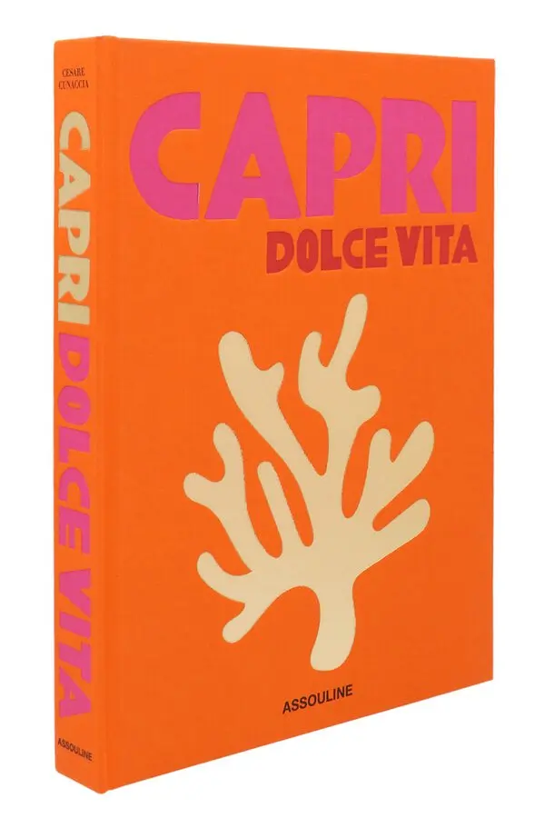 Assouline Capri La Dolce Vita' Book - Orange
