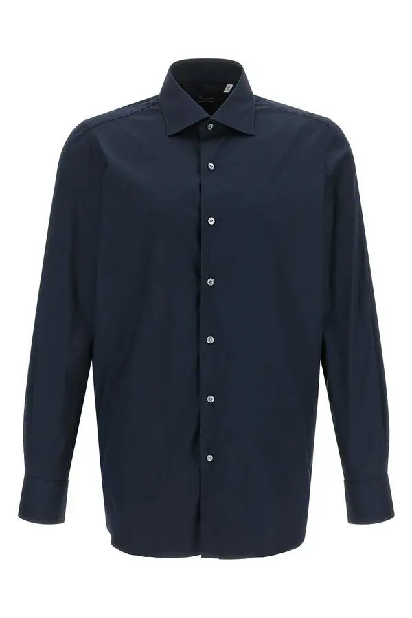 FINAMORE 1925 Napoli' Shirt - Blue