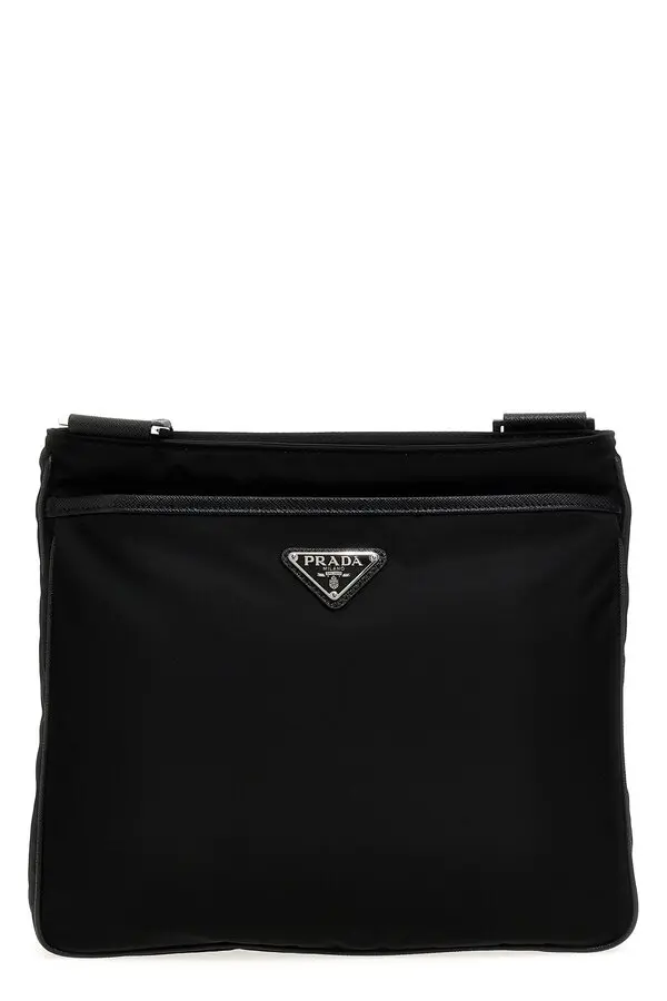 Prada Re-nylon Crossbody Bag - Black