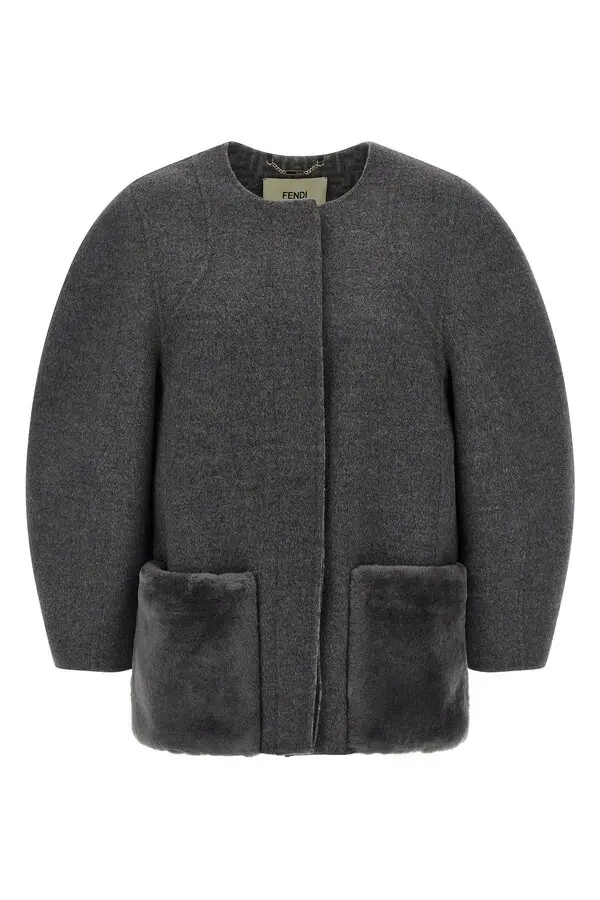 Fendi Cocoon Blouson - Gray