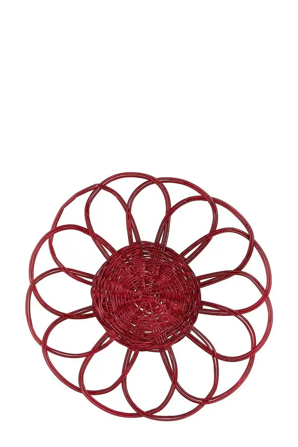 CABANA Wicker' Tablecloth - Red