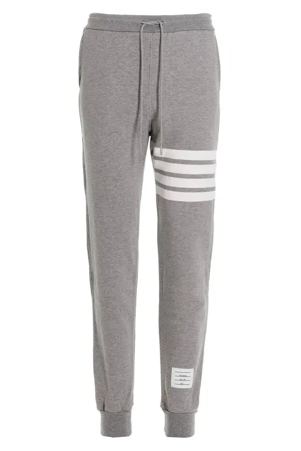 Thom Browne 4 Bar' Joggers - Gray