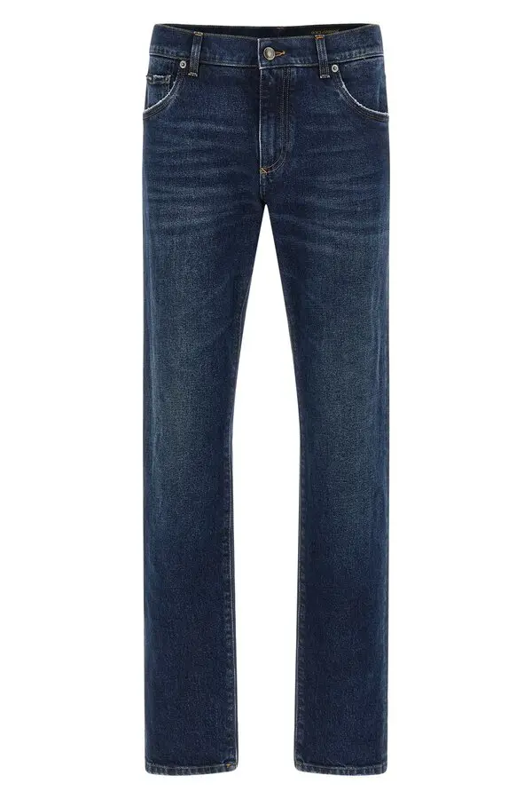 Dolce & Gabbana Logo Plaque Jeans