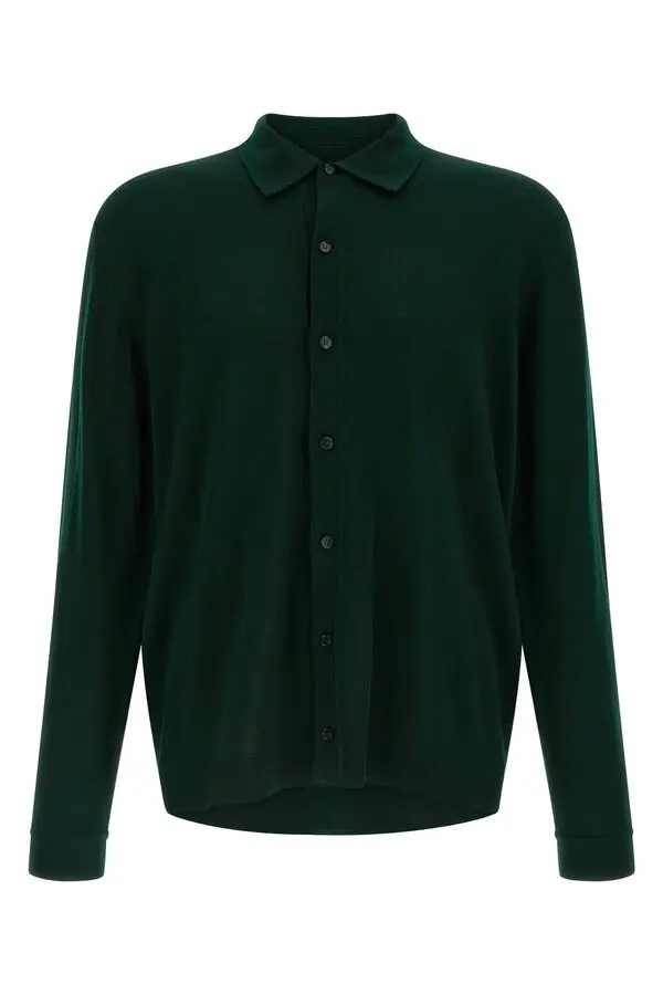 ROBERTO COLLINA Merino Wool Cardigan