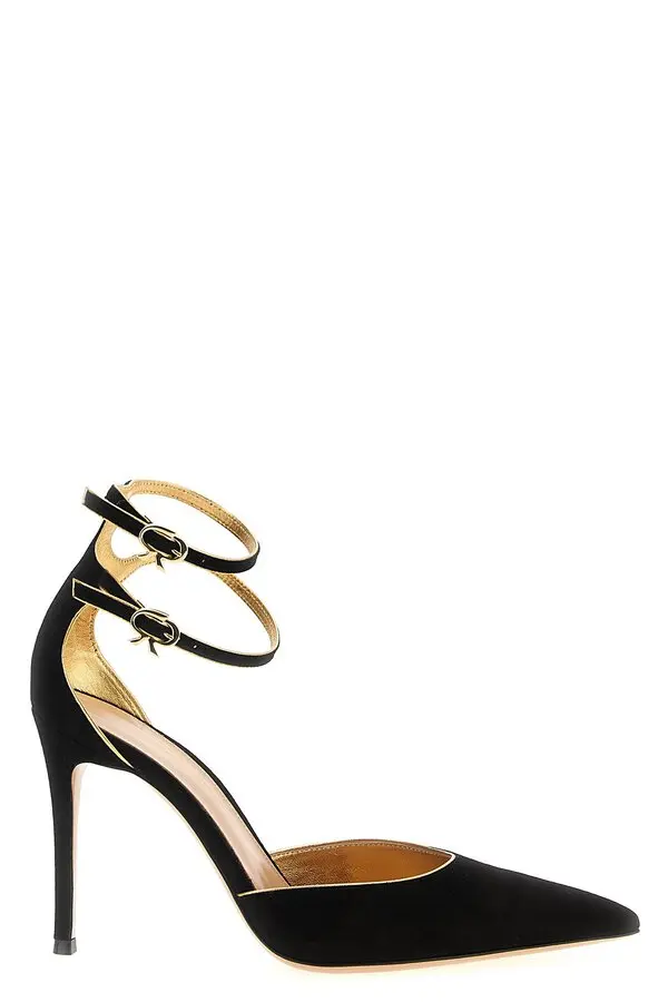 GIANVITO ROSSI Ivette Suede Pumps