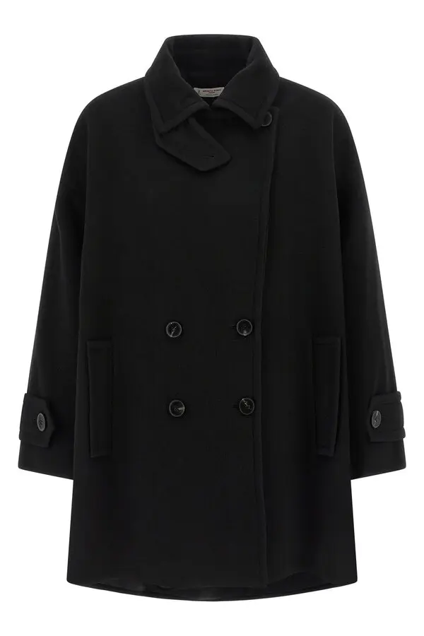 Alberto Biani Double-breasted Virgin Wool Caban