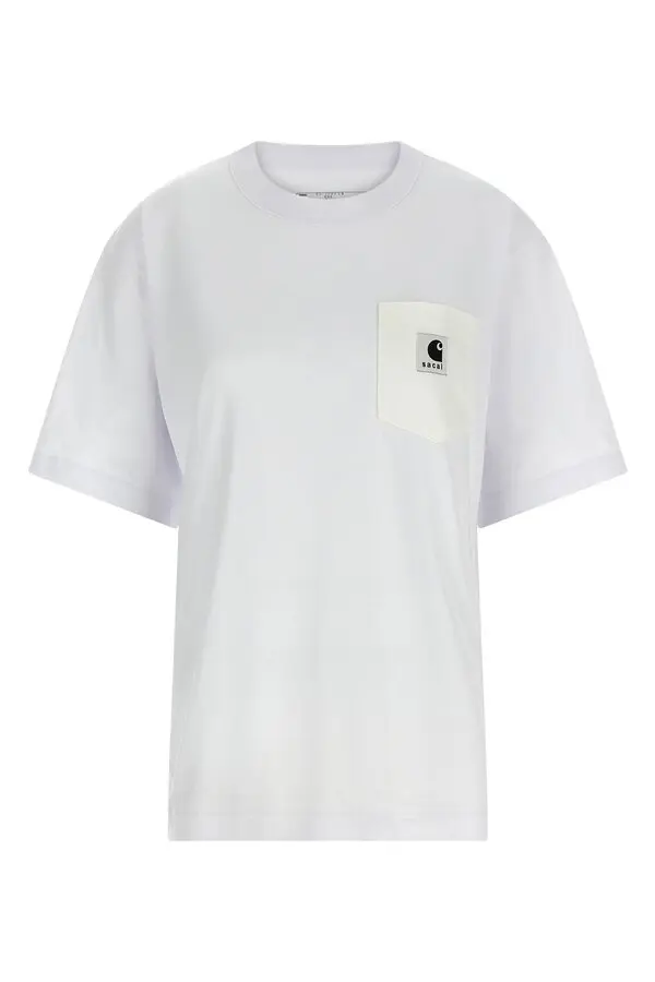 Sacai Capsule X Carhartt Wip Cotton T-shirt