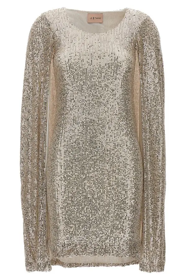 LE TWINS Villa Villa' Dress - Silver