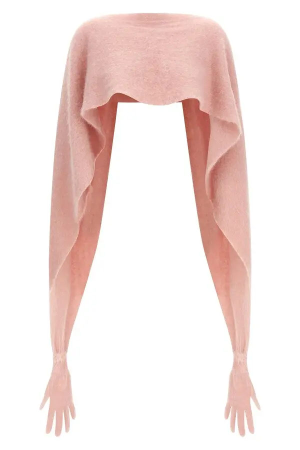 Moschino Glove Cape - Pink