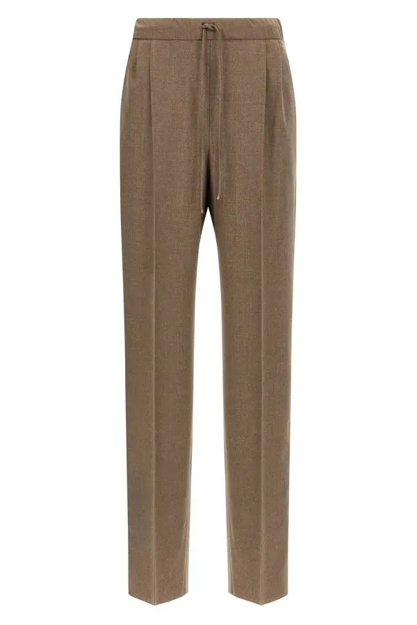 Max Mara Gatti Cashmere Trousers - Gray