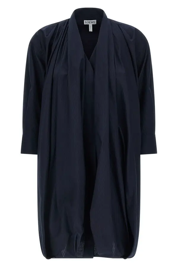 Loewe Draped Balloon Silhouette Mini Dress
