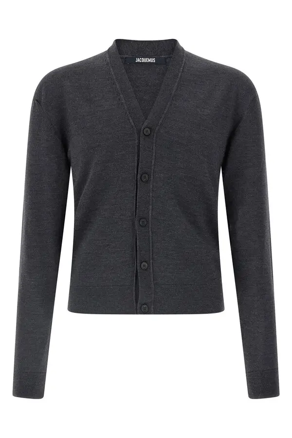 Jacquemus Le Cardigan Brodé Merino Wool Cardigan