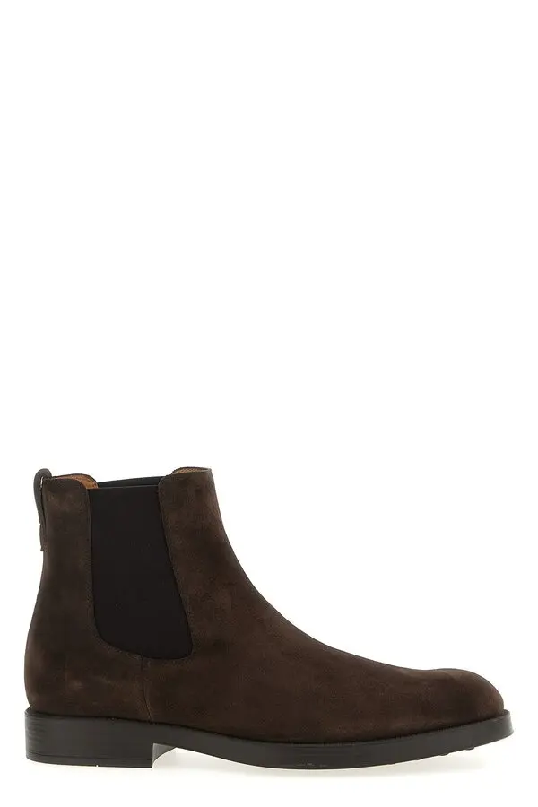 TOD'S Suede Chelsea Ankle Boots