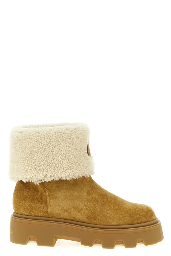 Moncler Suede Aurea Ankle Boots