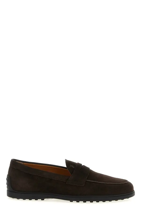 TOD'S Gomma Suede Loafers