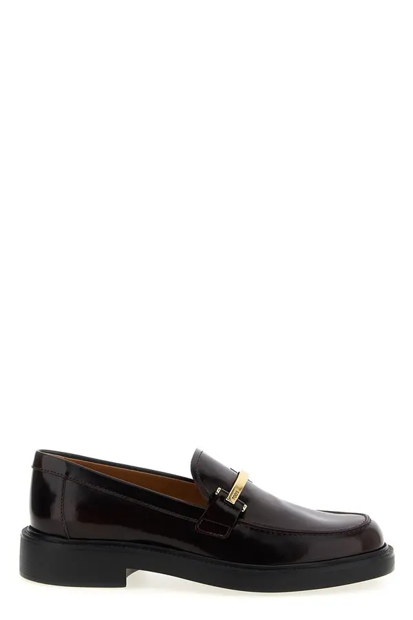 TOD'S Barretta Brushed Calf Leather Loafers