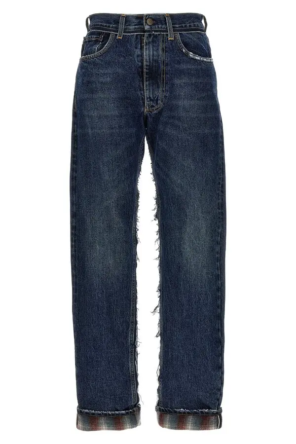MAISON MARGIELA Cotton Pendleton Denim Jeans