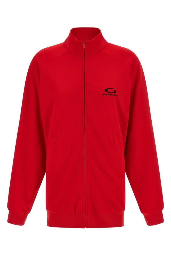 Balenciaga Back Tracksuit' Dress - Red